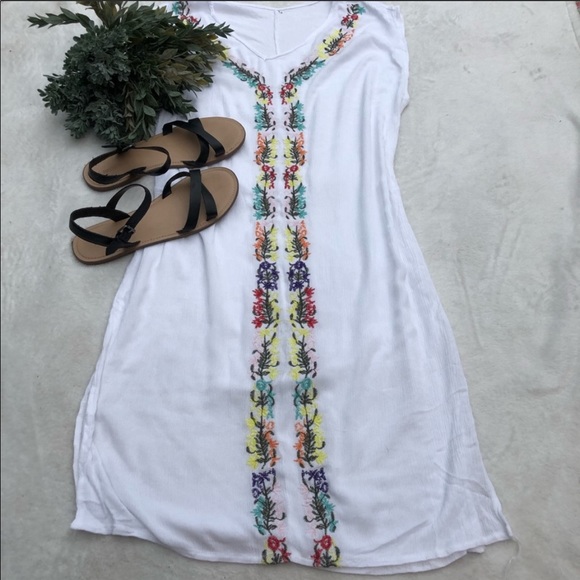 Swim | Boho Embroidered Swimsuit Coverup | Poshmark